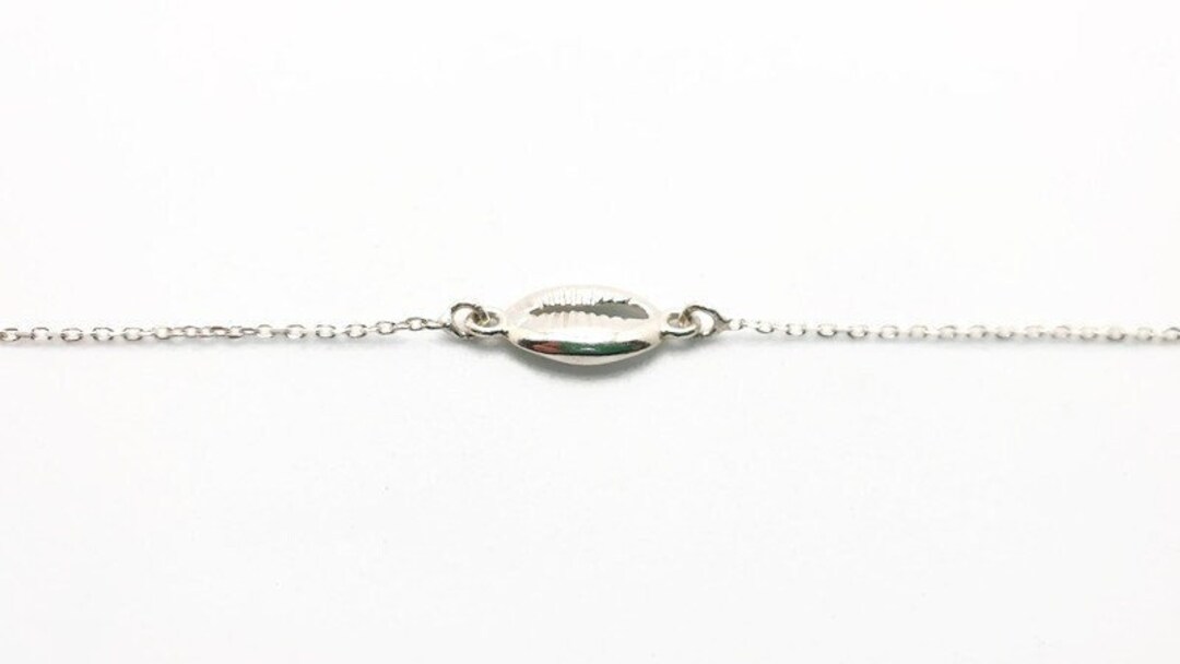 BRACELET Scallop Sea Shell Sterling Silver 925, Summer Surf Beach ...
