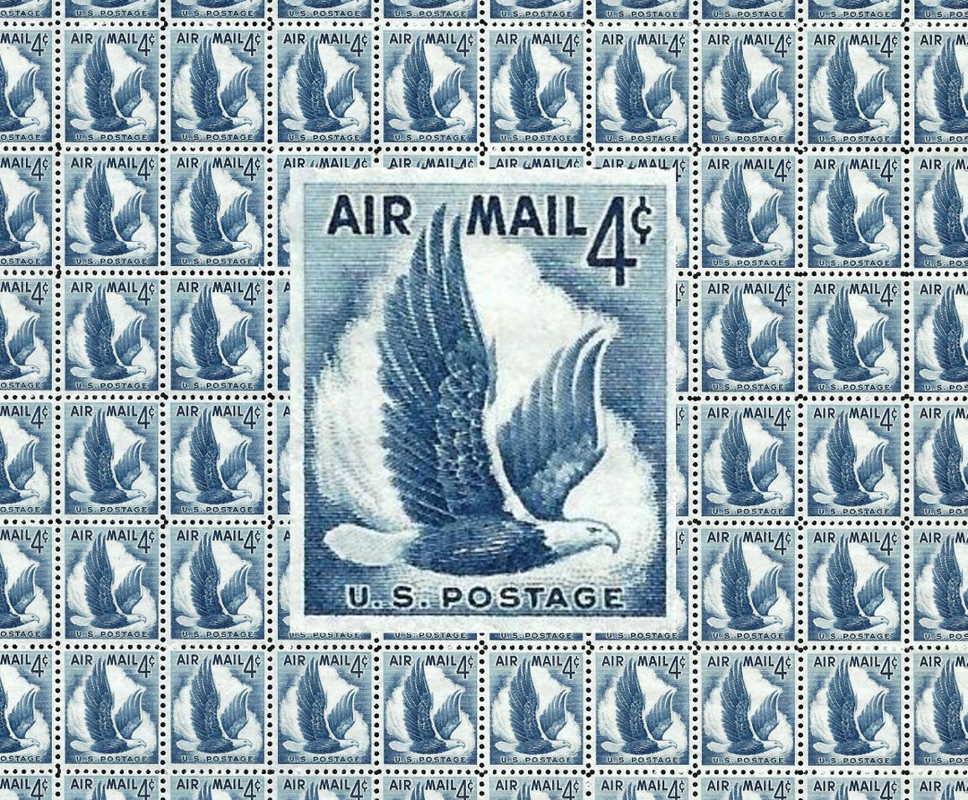 100 - Eagle - Full Original Sheet of (100) Vintage (issued in 1954 ...