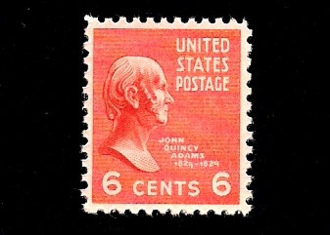10 John Quincy Adams Postage Stamps - Pack of (10) - Vintage (issued in ...