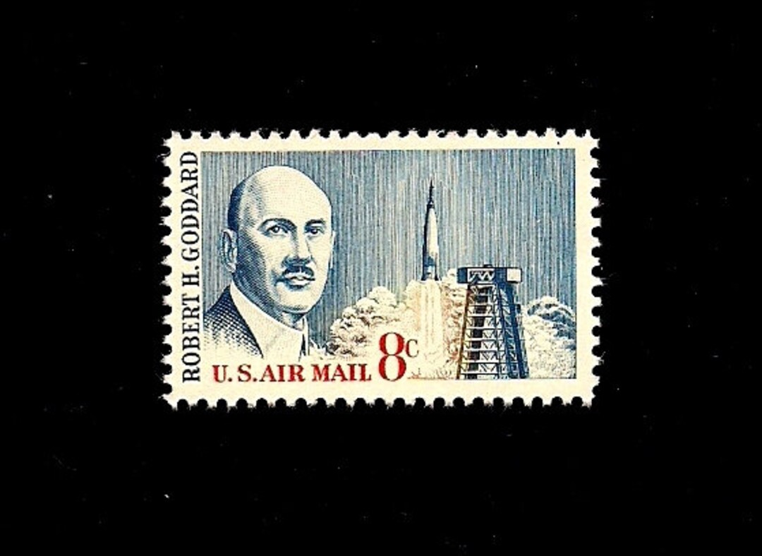 10 Robert H. Goddard Postage Stamps - Pack of (10) Vintage (issued in ...