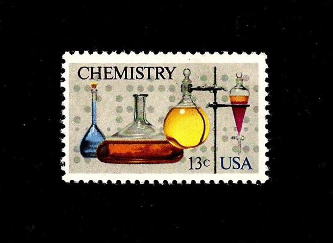 10 CHEMISTRY Postage Stamps - Pack of (10) Vintage (issued in 1976 ...