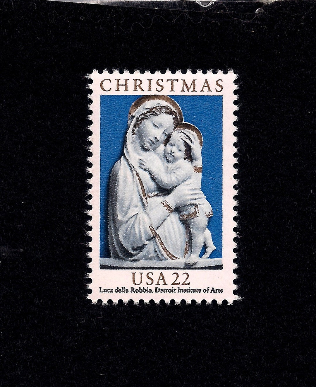 10 Christmas Postage Stamps - Pack of (10) - Madonna and Child ...
