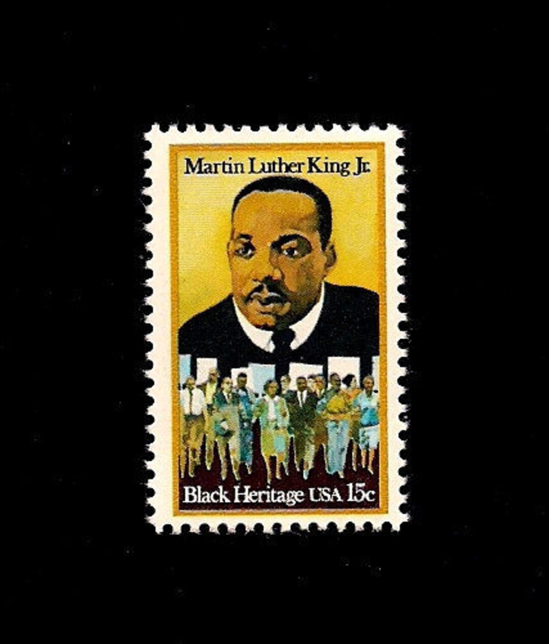 10 Martin Luther King Jr. Pack of 10 Vintage issued in 1979 Unused U.S ...