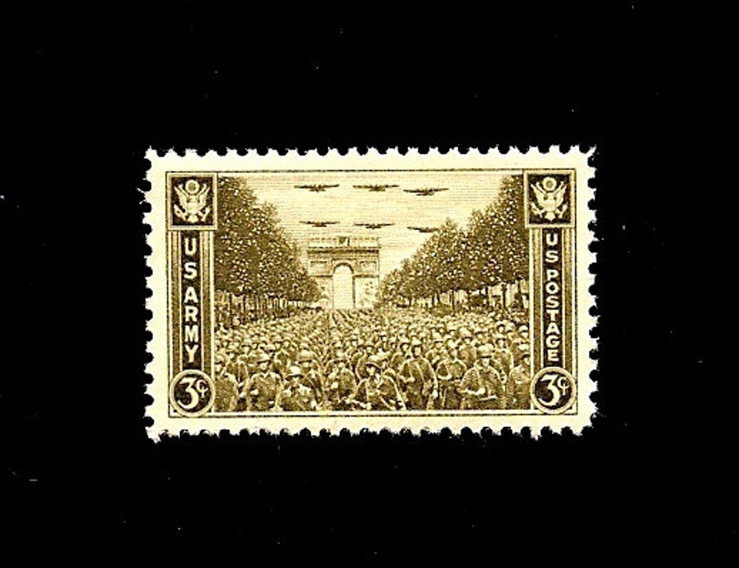 10 U.S. ARMY Postage Stamps - Pack of (10) Vintage WWII (issued in 1945 ...