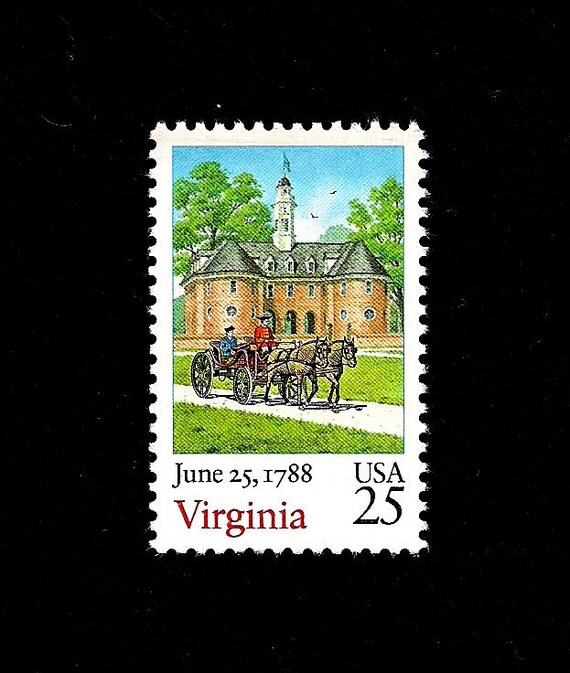 10 Virginia Pack of 10 Vintage issued in 1988 Unused - Etsy