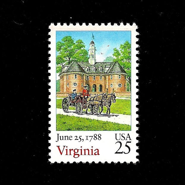 Vintage Virginia Stamps - Etsy
