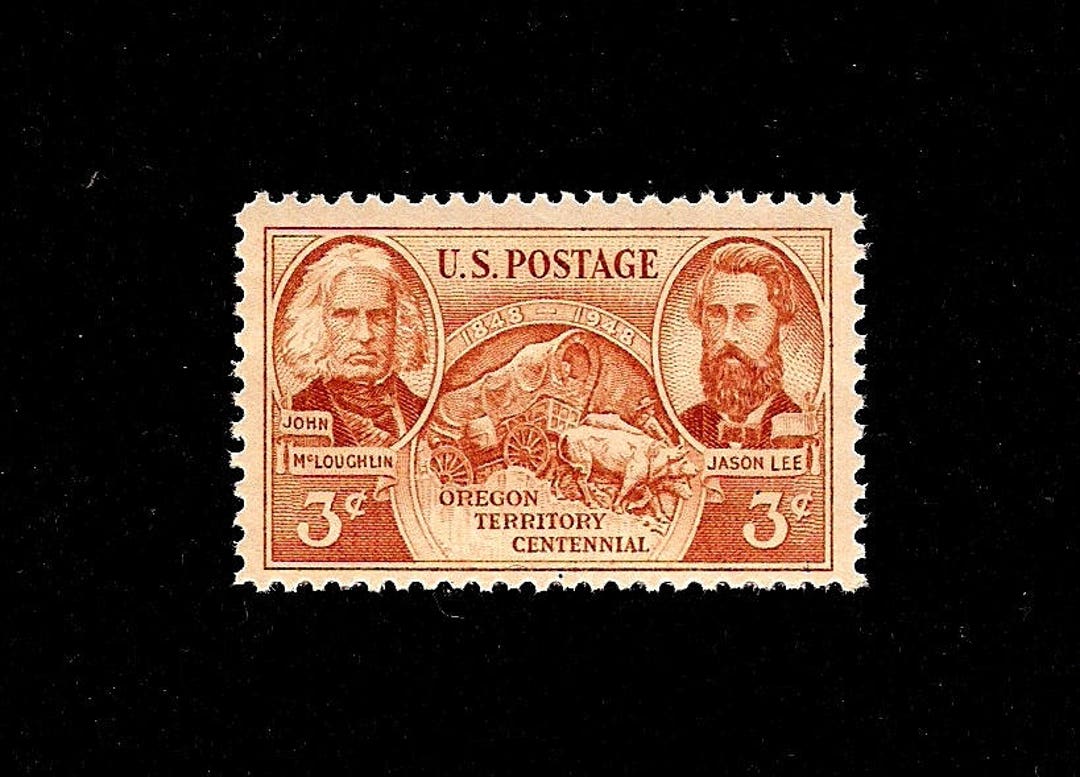 10 Oregon Postage Stamps - Pack of (10) Vintage (issued in 1948) Unused ...