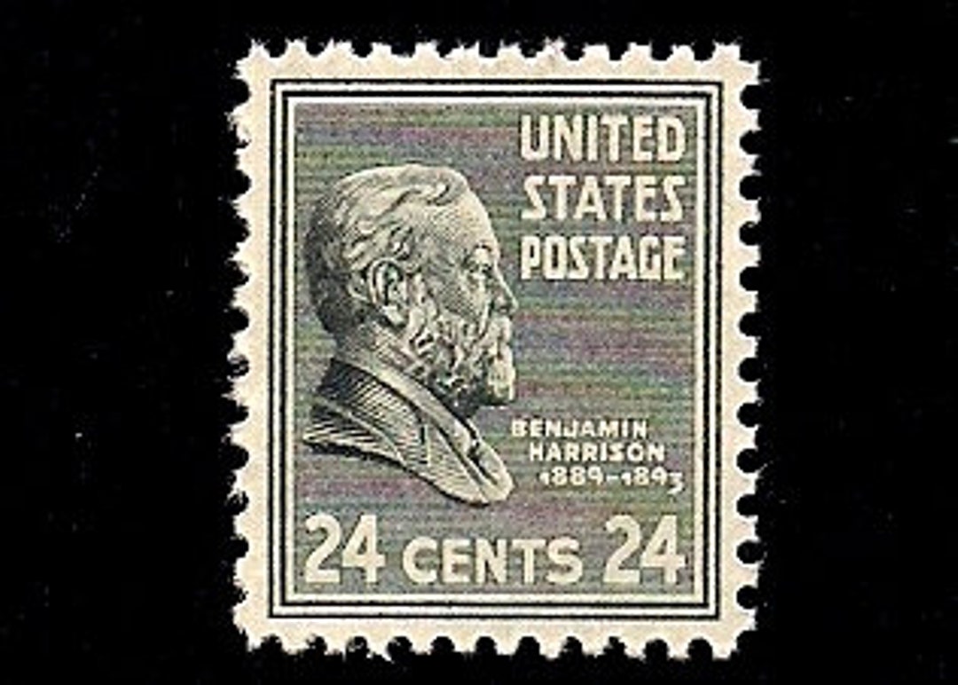 5 Benjamin Harrison Postage Stamps - Pack of (5) Vintage (issued in ...