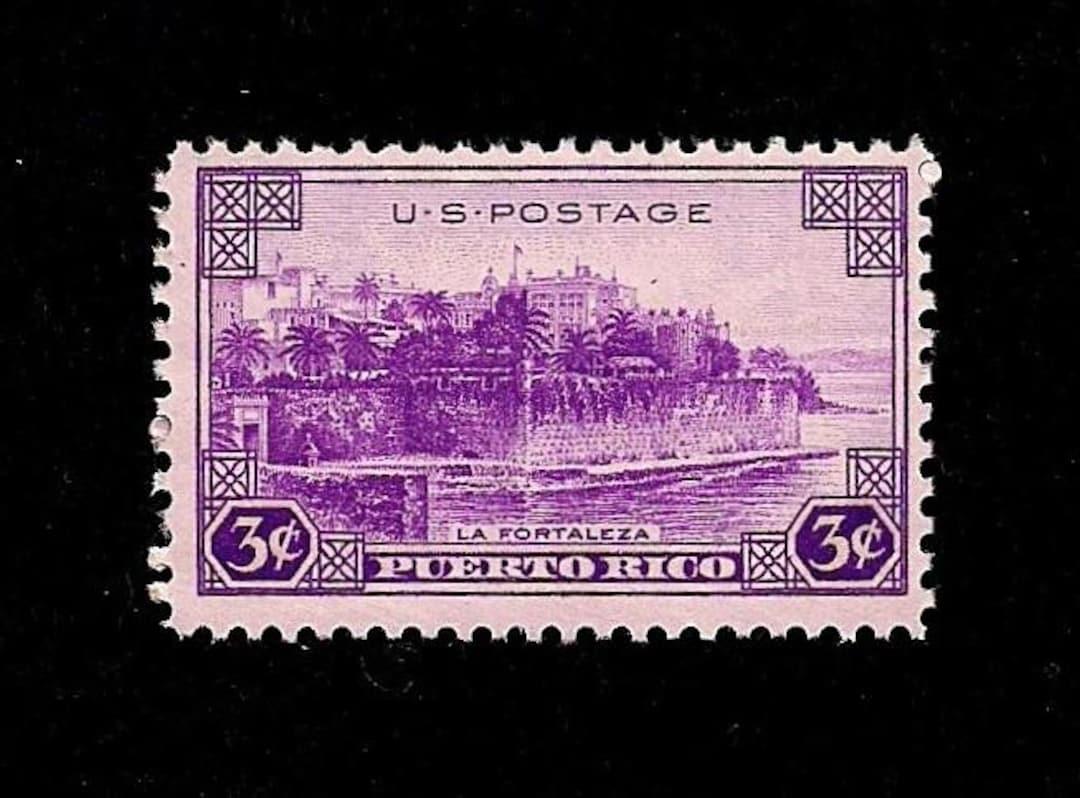 10 Puerto Rico Postage Stamps - Pack of (10) Vintage (issued in 1937 ...