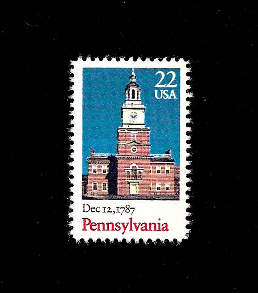 10 Pennsylvania Postage Stamps - Pack of (10) Vintage Pennsylvania ...