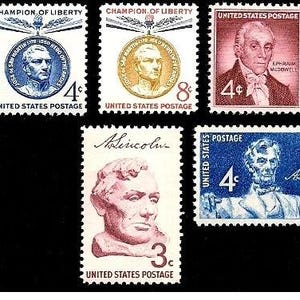 1959 Complete Commemorative Year Set of Vintage Unused Original USPS ...