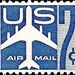 10 Jet Airliner Silhouette Postage Stamps - Pack of (10) Vintage ...