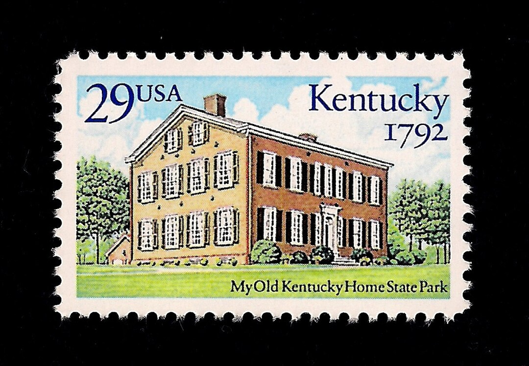 10 Kentucky Postage Stamps - Pack of 10 Vintage (issued in 1992) - My ...