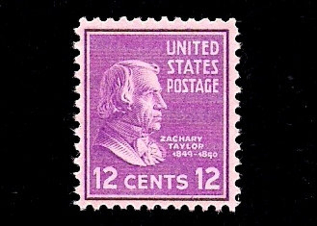 10 Zachary Taylor Postage Stamps - Pack of (10) - Vintage - 1938 ...