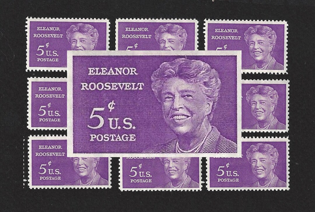 10 Eleanor Roosevelt Postage Stamps - Pack of (10) Vintage (issued in ...