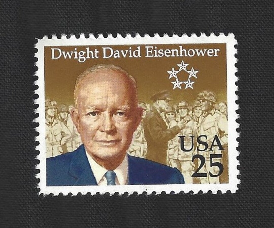 10 Dwight D. Eisenhower Postage Stamps - Pack of (10) Vintage (issued ...