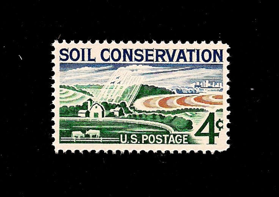 10 Soil Conservation - Pack of (10) Vintage (issued in 1959) Unused ...
