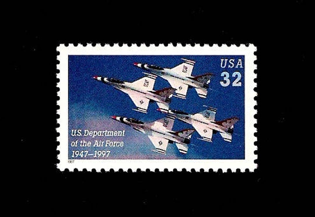 5 U.S. Air Force Postage Stamps - Pack of (5) Vintage (issued in 1997 ...