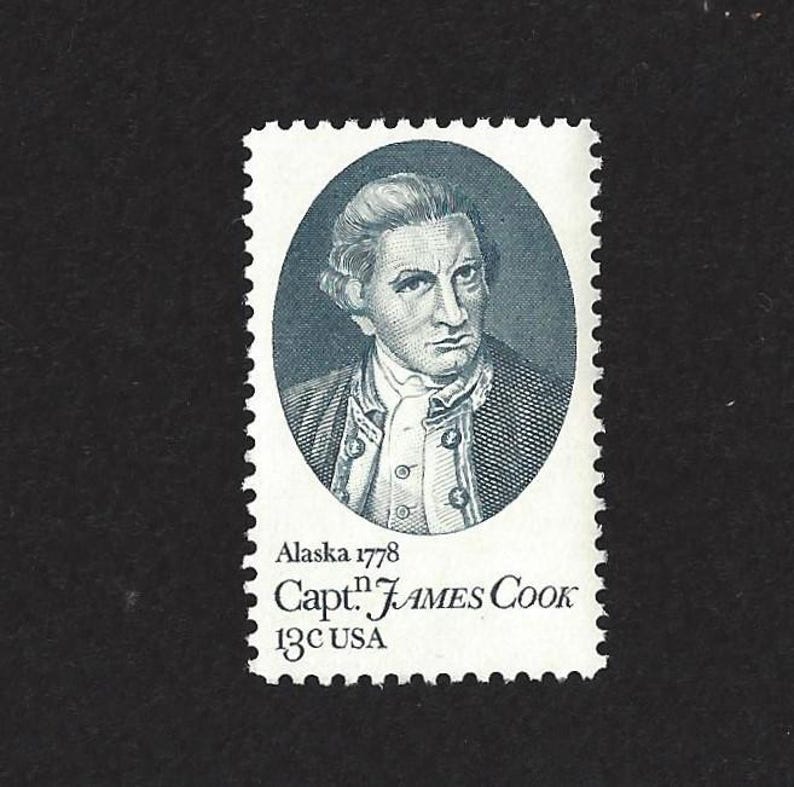 10 Capt. James Cook Postage Stamps - Pack of (10) Vintage (issued in ...