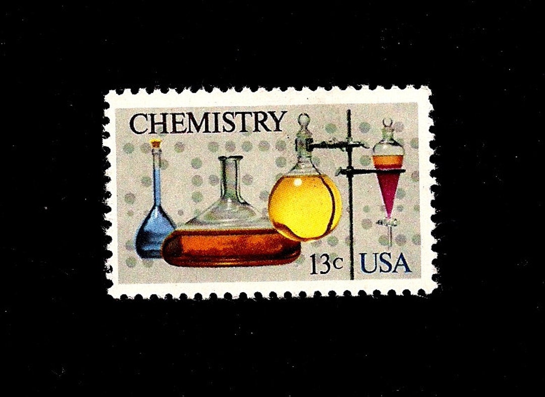 10 CHEMISTRY Postage Stamps - Pack of (10) Vintage (issued in 1976 ...