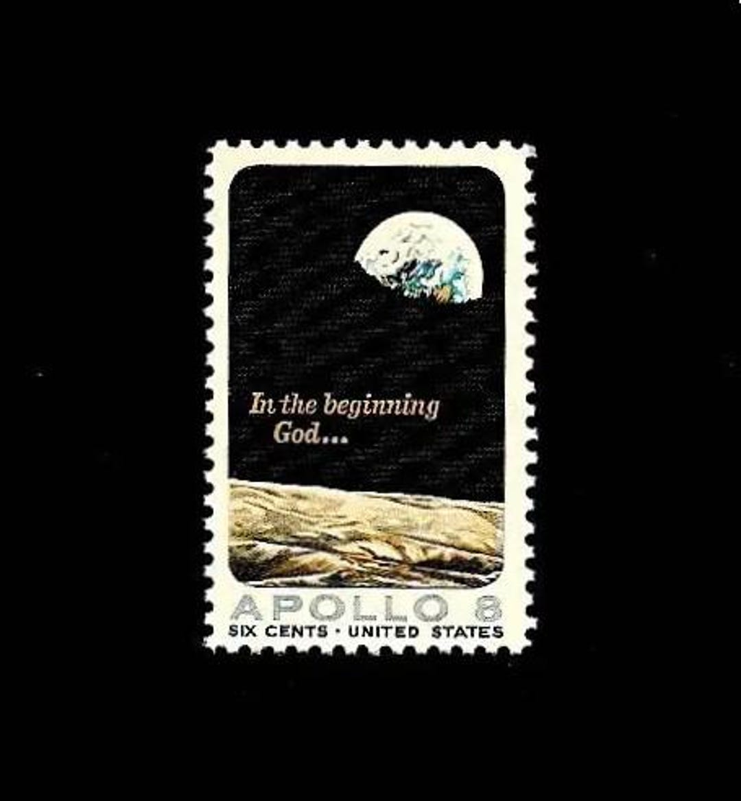 10 Apollo 8 Postage Stamps - Pack of (10) Vintage (issued in 1969 ...