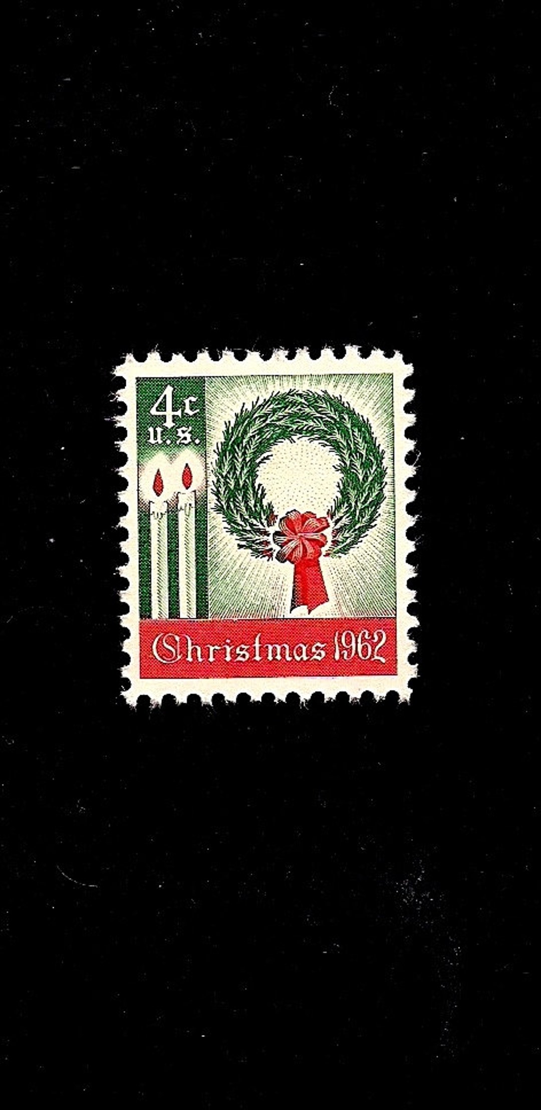 10 CHRISTMAS Postage Stamps -pack of (10) Vintage (issued in 1962 ...
