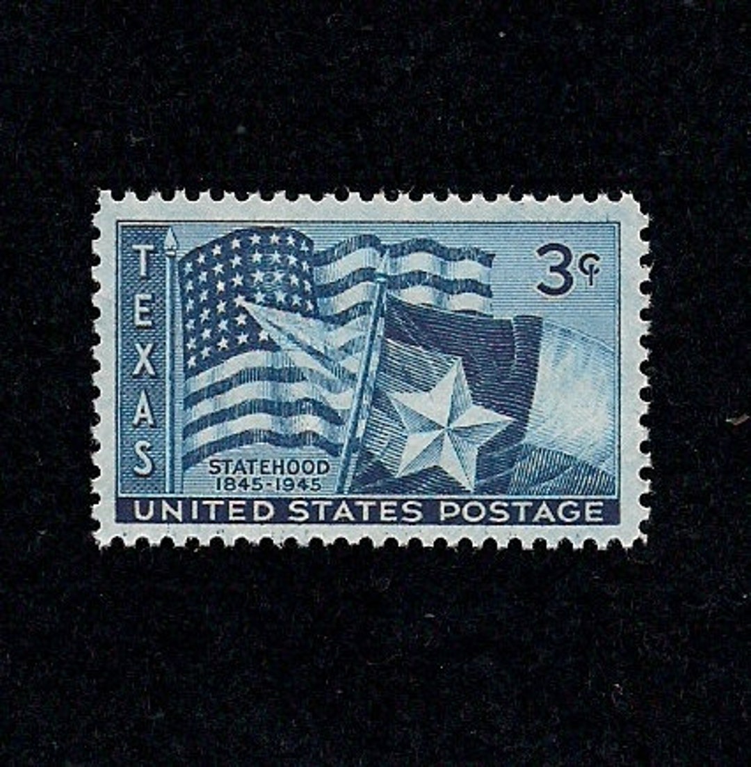 10 TEXAS Postage Stamps - Pack of (10) Vintage (issued in 1945) - Texas ...