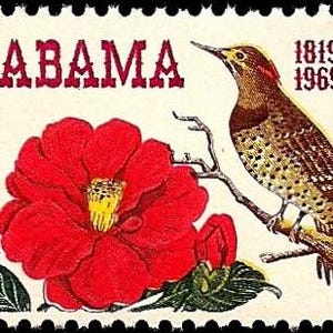 10 ALABAMA Postage Stamps - Pack of (10) Vintage (issued in 1969 ...