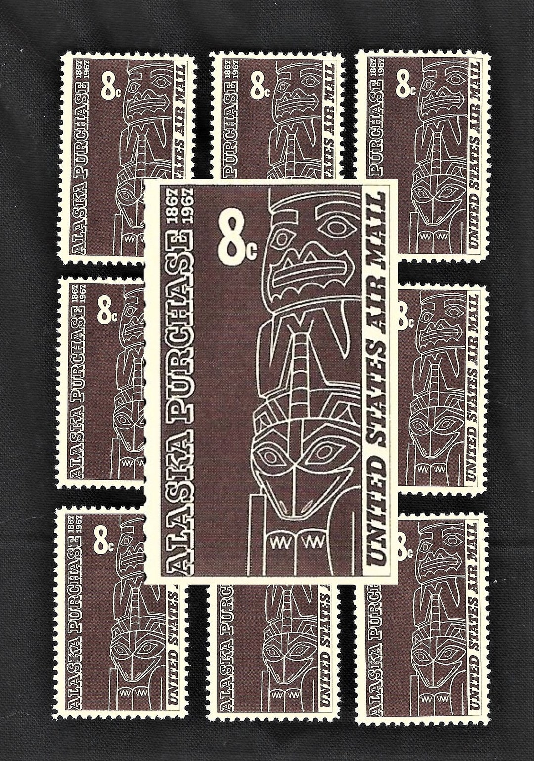 10 Alaska Purchase Centennial Postage Stamps - Pack of (10) Vintage ...