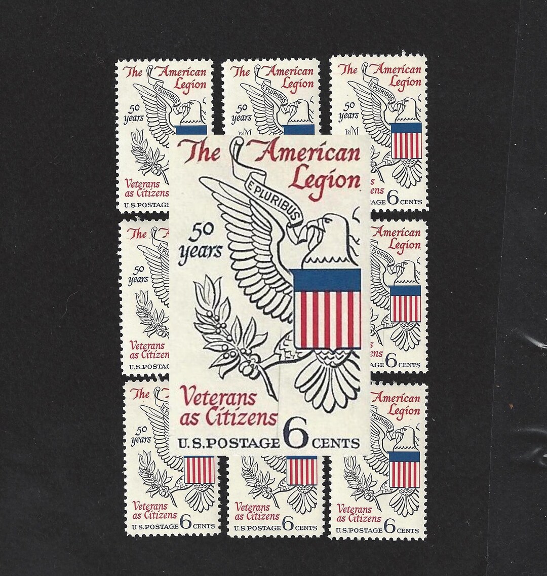 10 American Legion Postage Stamps - Pack of (10) Vintage (issued in ...