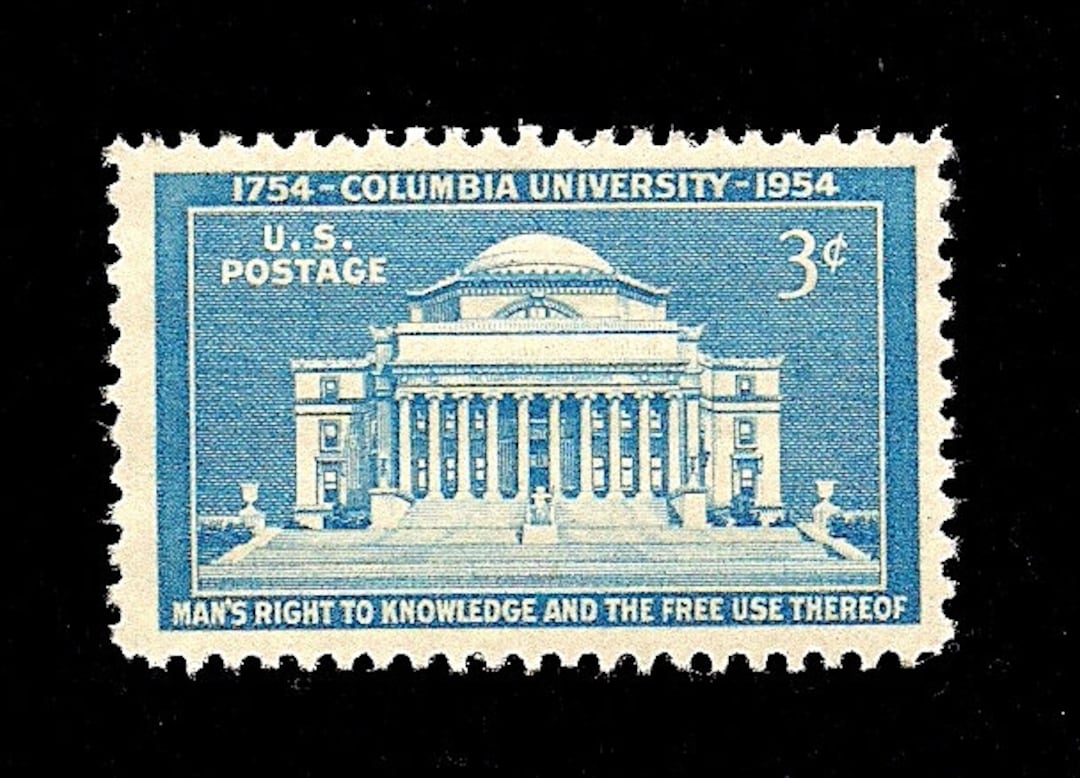 10 Columbia University Postage Stamps - Pack of (10) Vintage (issued in ...
