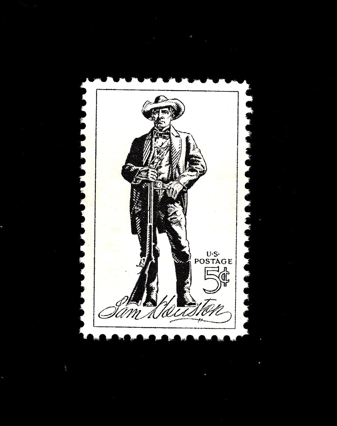 10 Texas Sam Houston Pack of 10 Vintage issued in 1964 Unused U.S ...