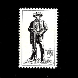 10 Texas Sam Houston Pack of 10 Vintage issued in 1964 Unused U.S ...