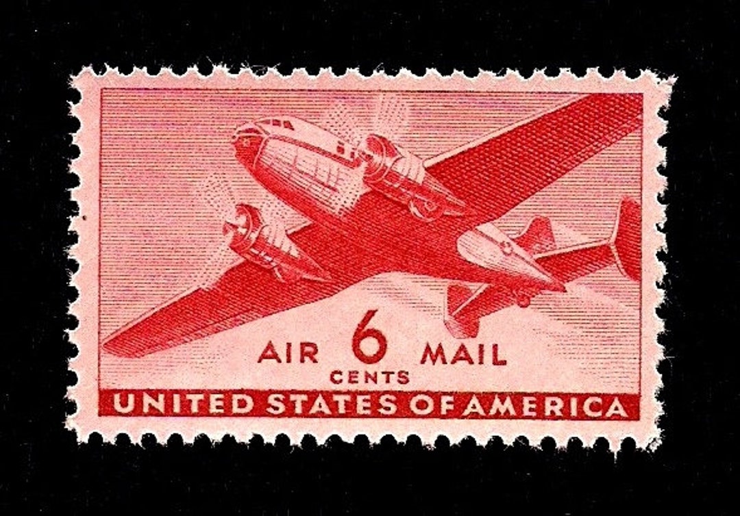 10 WWII Transport Plane Postage Stamps - Pack of (10) Vintage (issued ...