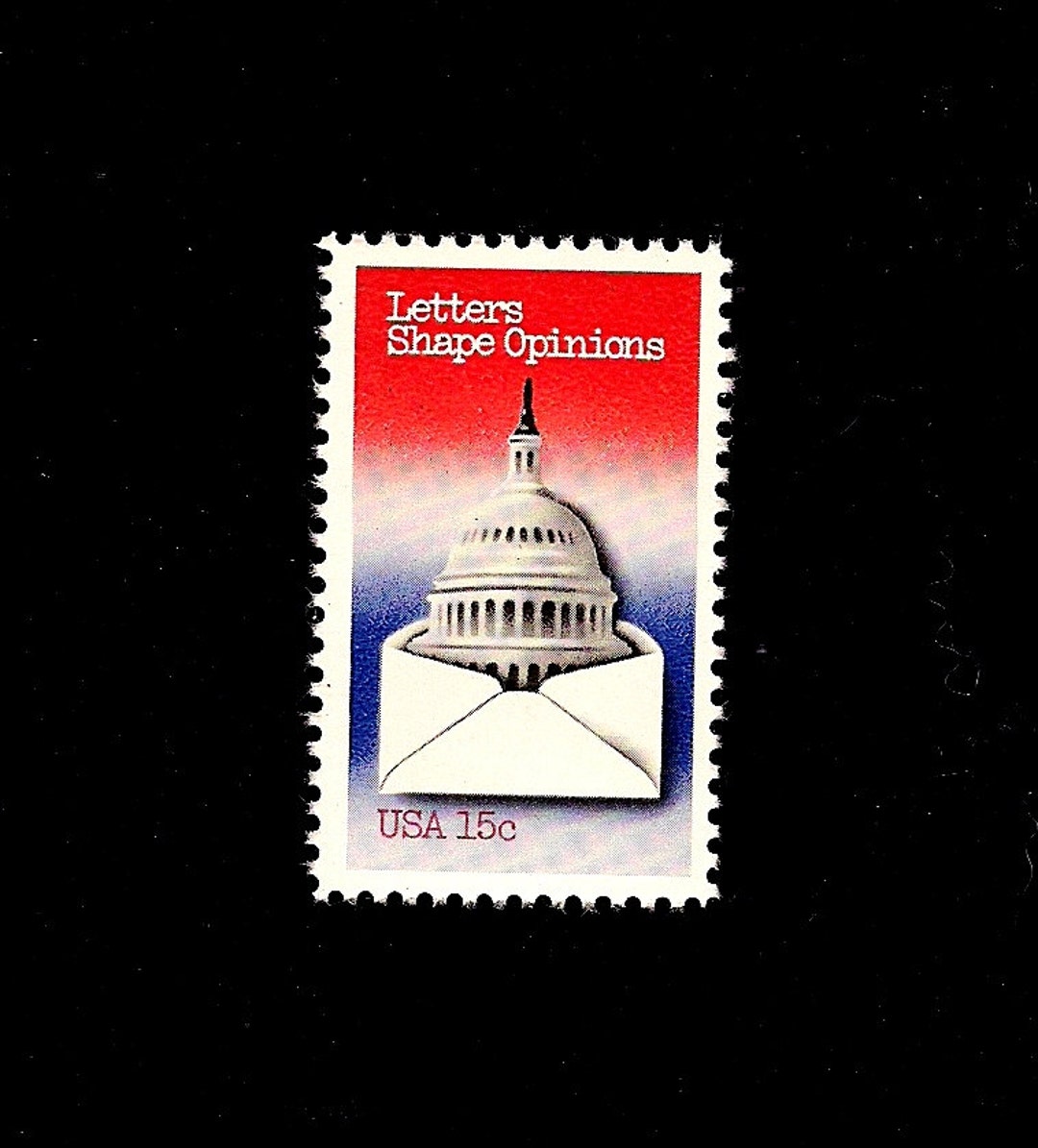 10 Letter Writing Postage Stamps - Pack of (10) Vintage (issued in 1980 ...