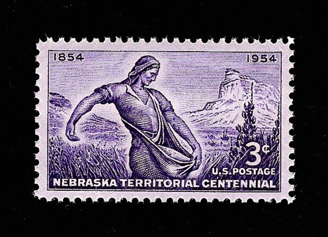 10 Nebraska - Pack of (10) Vintage (issued in 1954) - Nebraska ...
