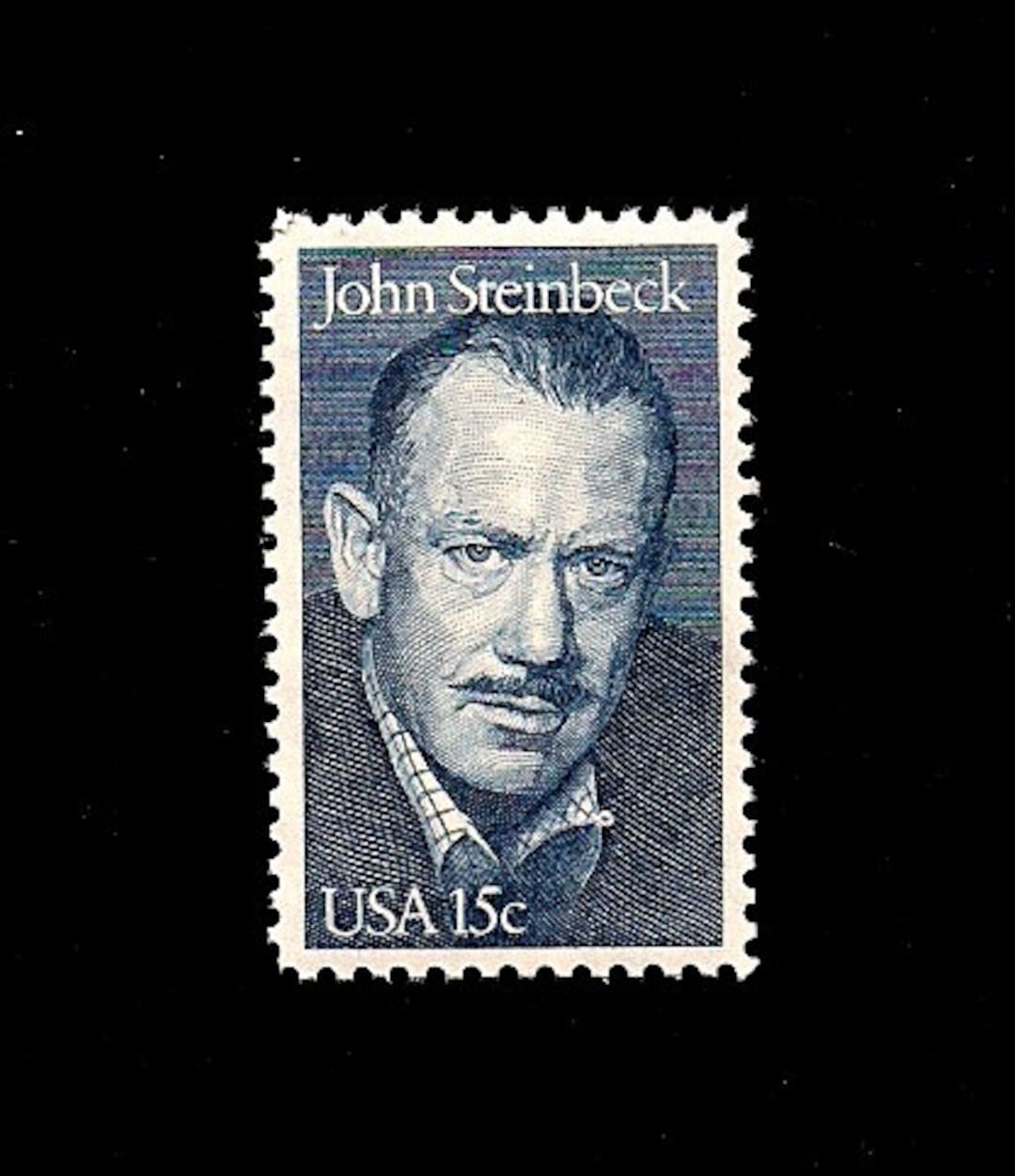 10 John Steinbeck Postage Stamps - Pack of (10) Vintage (issued in 1979 ...