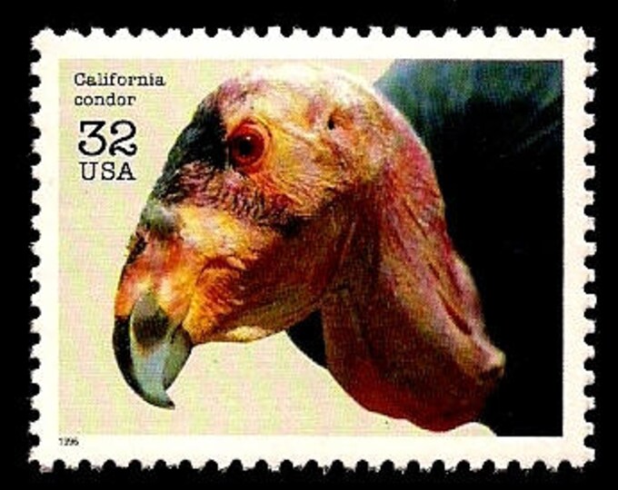 5 California Condor Postage Stamps - Pack of (5) Vintage (issued in ...
