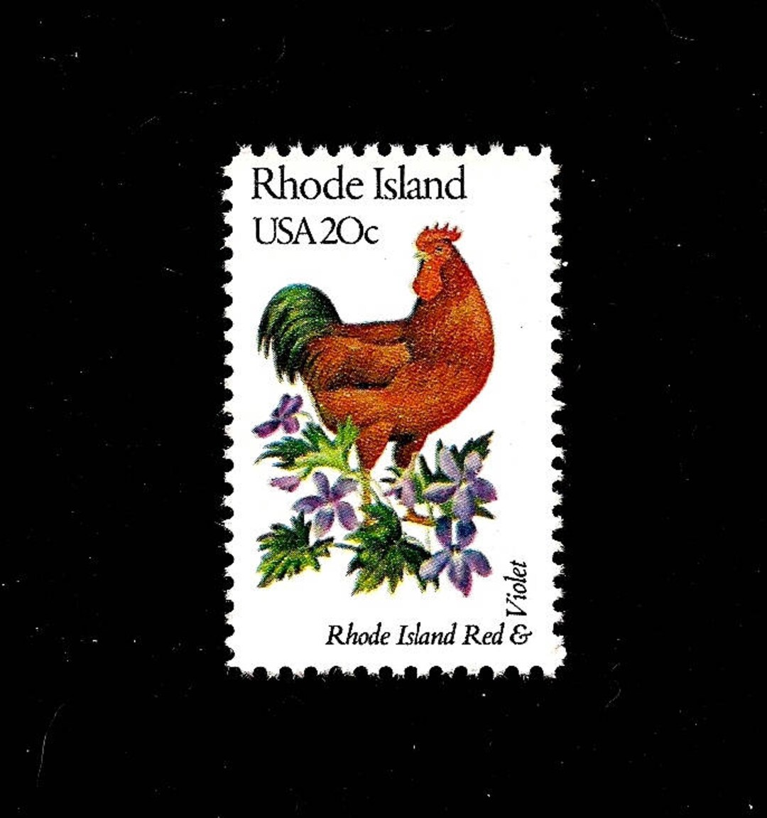 10 Rhode Island Postage Stamps - Pack of (10) Vintage (issued in 1982 ...