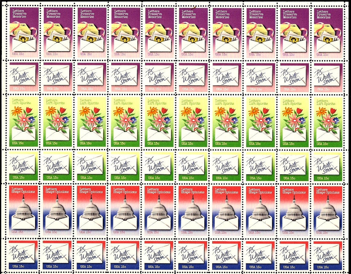 60 Letter Writing Full Original Sheet of 60 Unused Vintage - Etsy