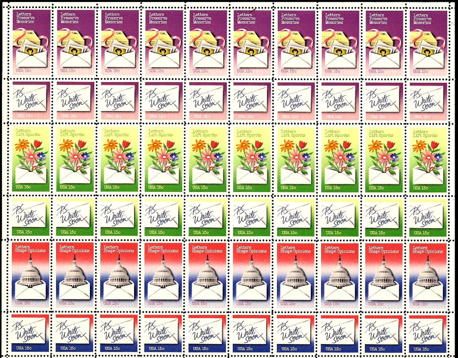 60 Letter Writing Full Original Sheet of 60 Unused Vintage - Etsy