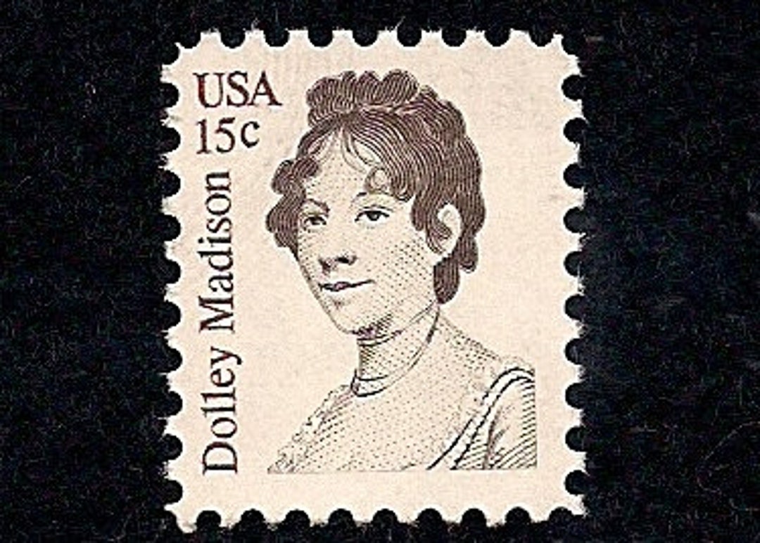 10 Dolley Madison Postage Stamps - Pack of 10 Vintage (issued in 1980 ...