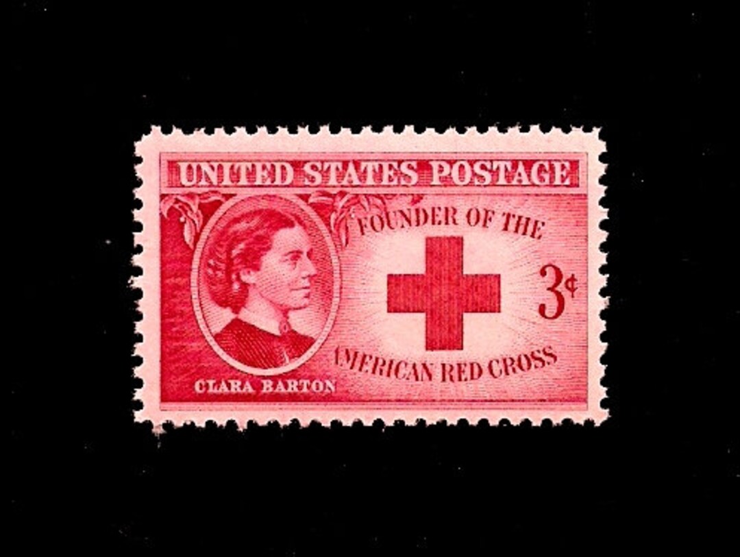 10 Clara Barton (red Cross) Postage Stamps - Pack of (10) Vintage ...