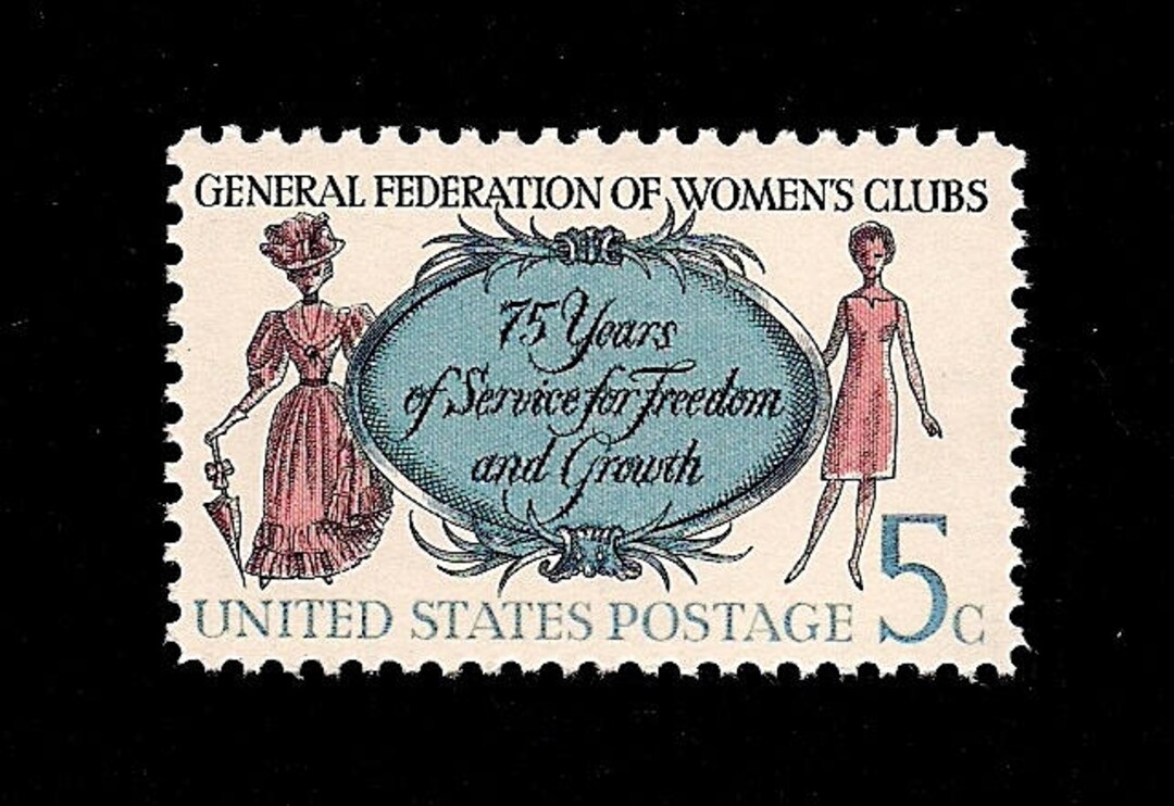 10 Women's Clubs Postage Stamps - Pack of (10) Vintage (issued in 1966 ...