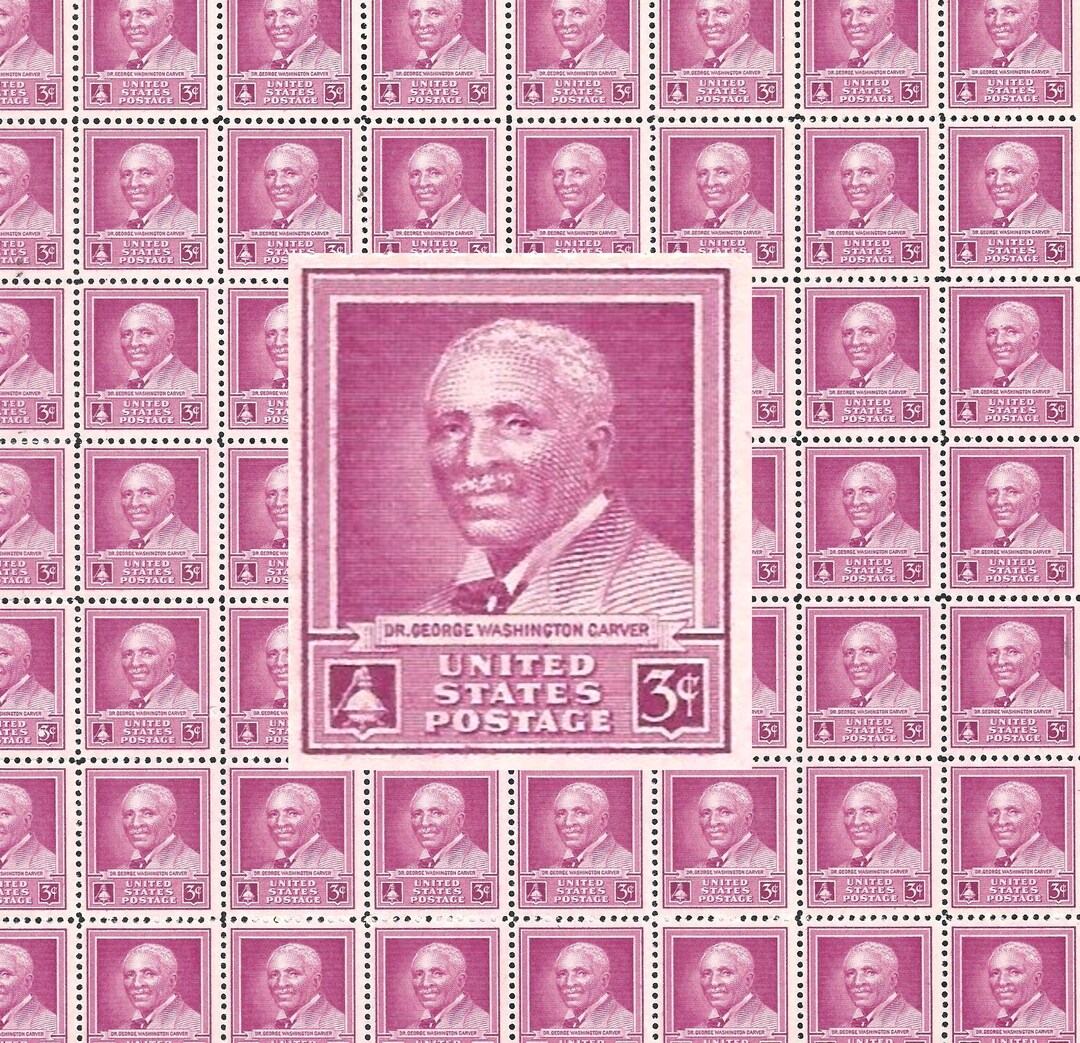 70 Carver Full Original Sheet of 70 Vintage issued in 1948 george ...