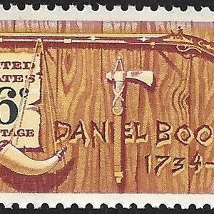 10 Daniel Boone Postage Stamps - Pack of (10) Vintage (issued in 1968 ...