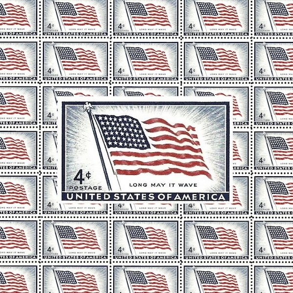 100 Roll Flag Stamps - Etsy