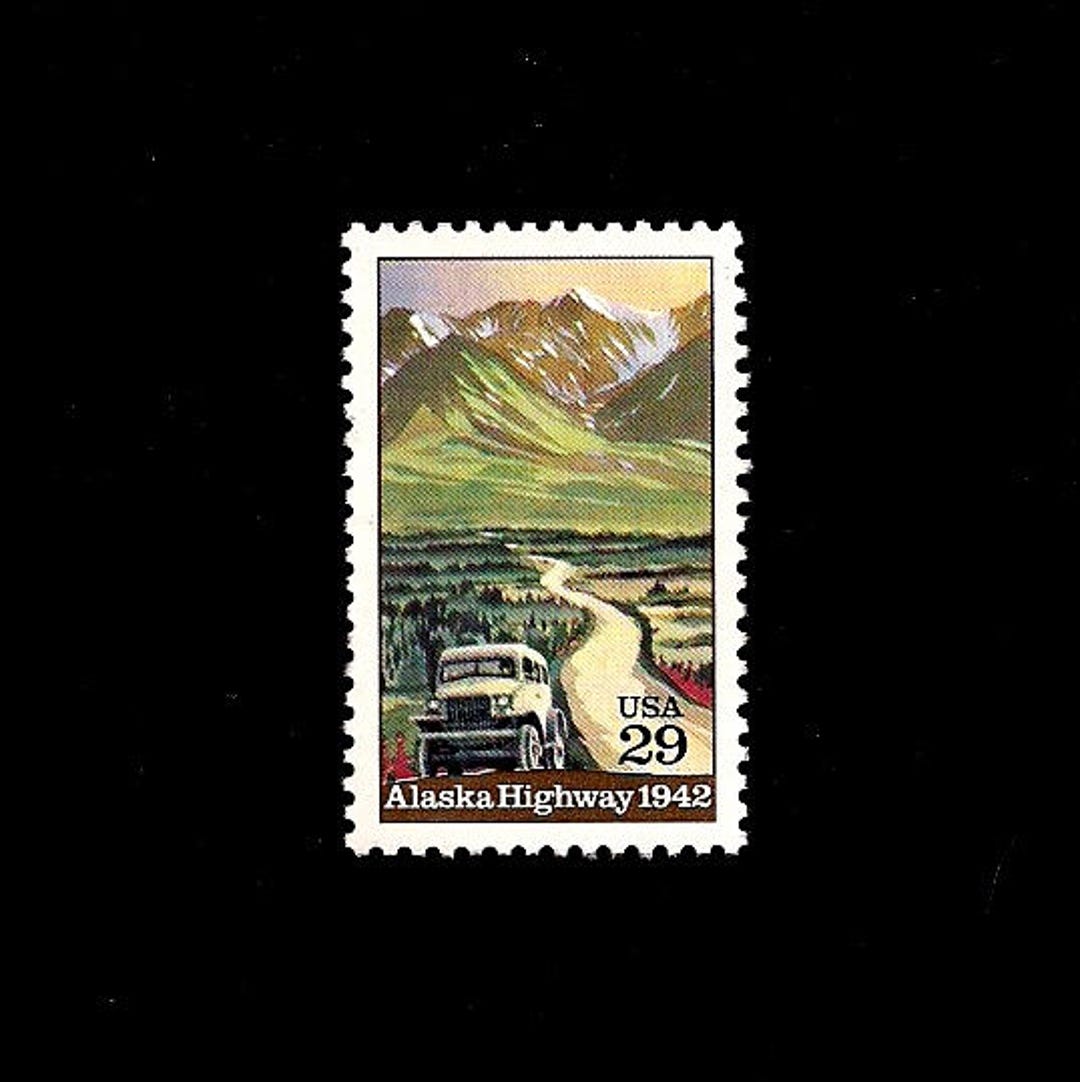 10 Alaska Highway Postage Stamps - Pack of (10) Vintage (issued in 1992 ...