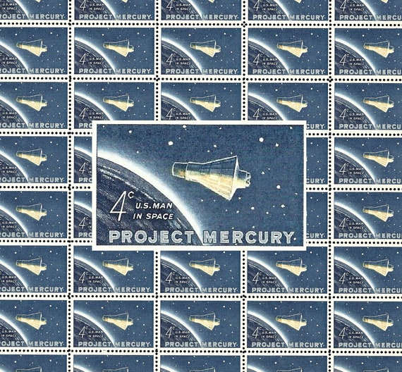 Nasa Mercury Program Stamps