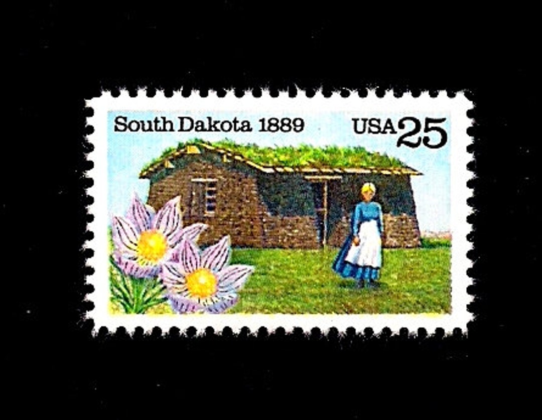 10 South Dakota Postage Stamps - Pack of 10 Vintage (issued in 1989 ...